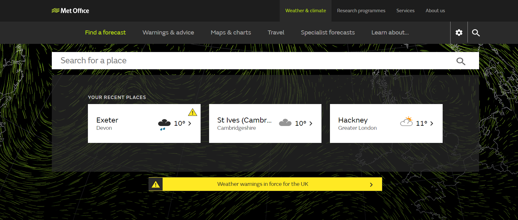 Weather warnings guide - Met Office