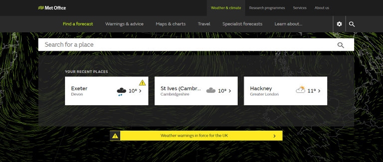 Weather warnings guide - Met Office